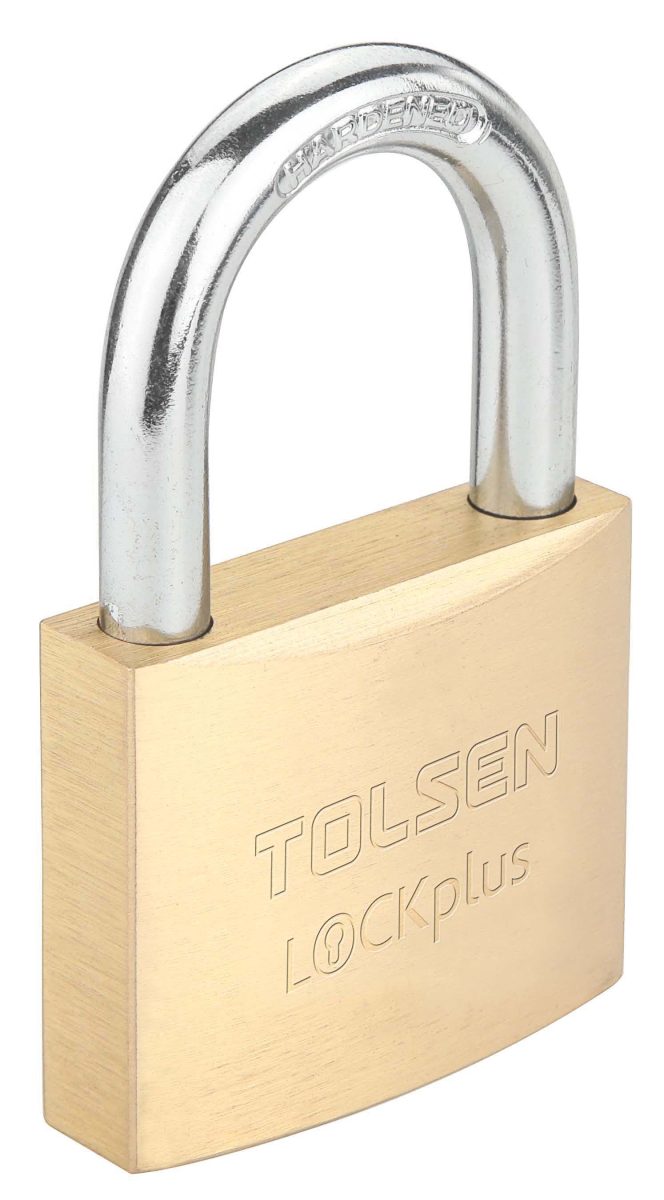 55113 1-1/4″ Heavy Duty Brass Padlock | Tolsen Tools USA