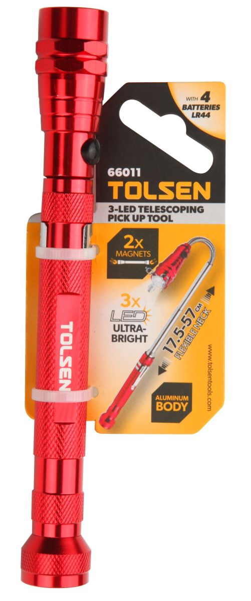 66011 3 LED Telescoping Pick Up Tool Magnetic (12pc Display) | Tolsen ...